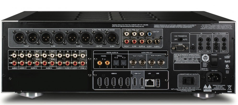 NAD M17 V2i Surround Pre-amp Processor – audiofi.ca